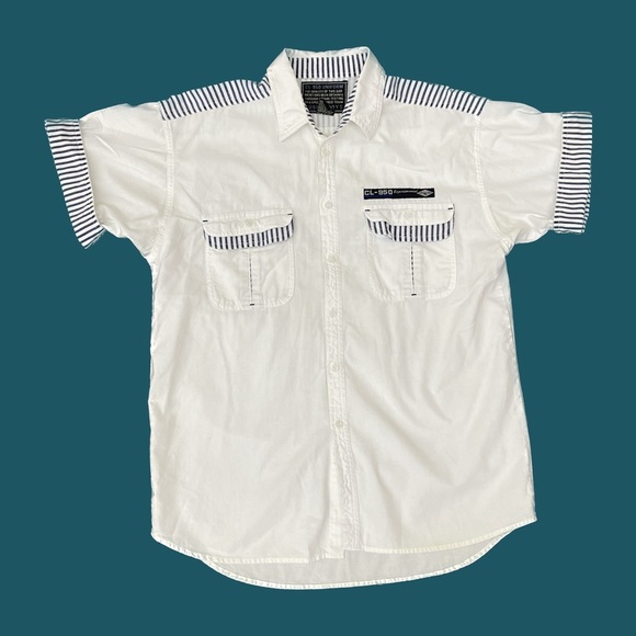 Bugle Boy | Shirts | Vintage Bugle Boy Flight Crew Cl 95 Uniform Button ...